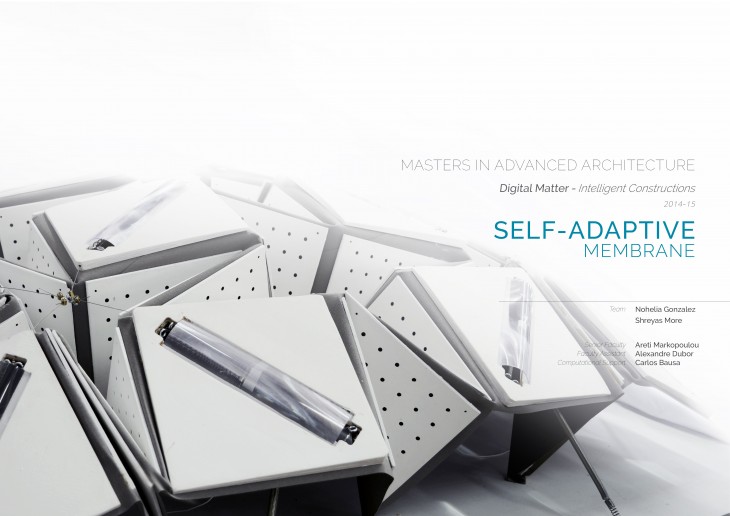 SELF - ADAPTIVE MEMBRANE _ A passive kinetic system – IAAC Blog