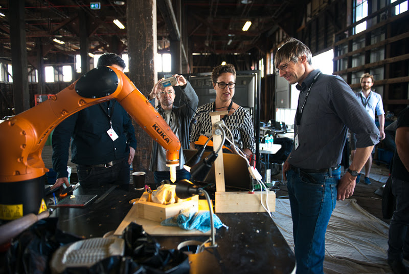 Interactive 3D printing - Rob|Arch 2016 Workshop – IAAC Blog