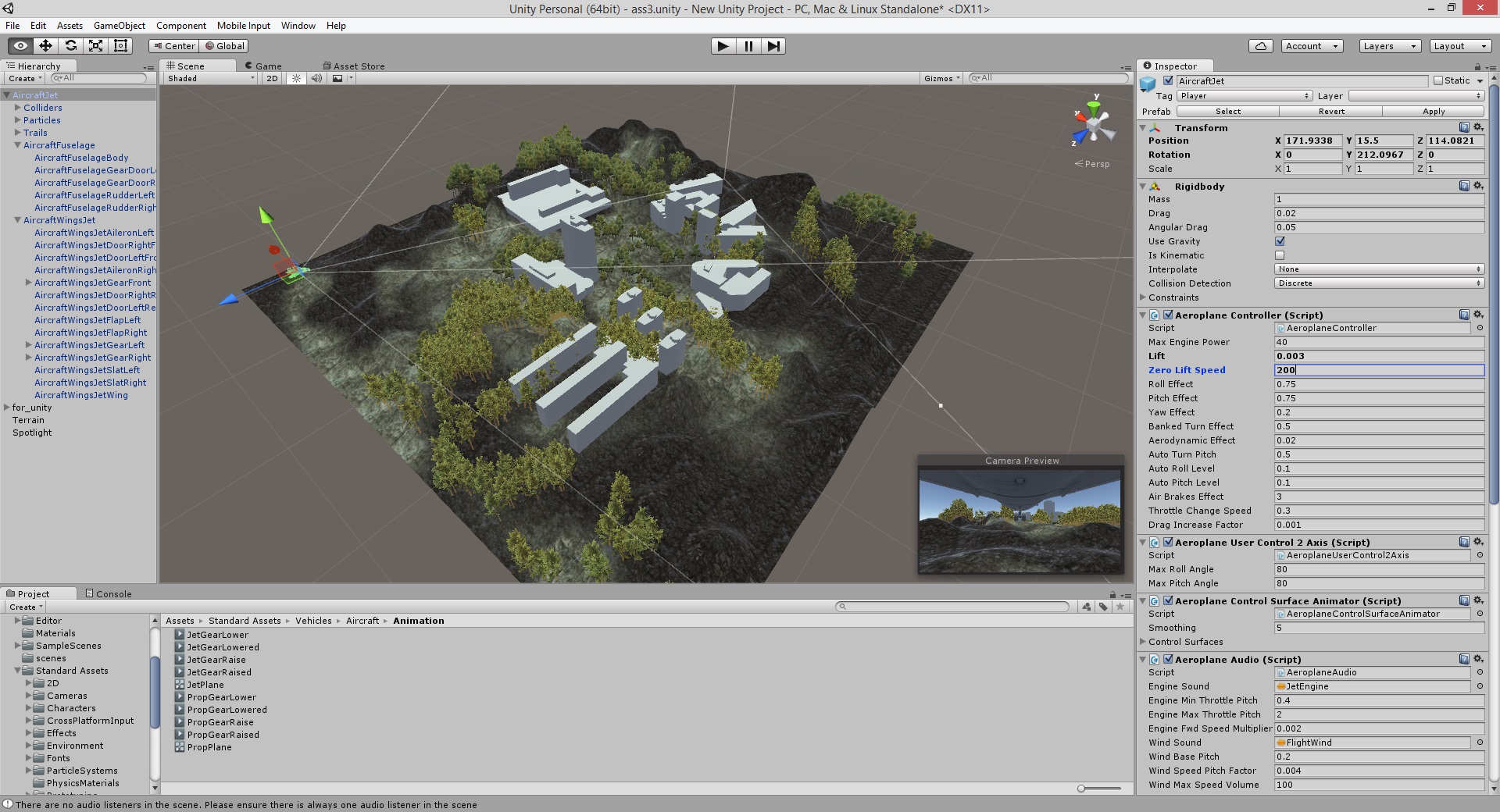 Gamification: Unity Game-aircraft – IAAC Blog