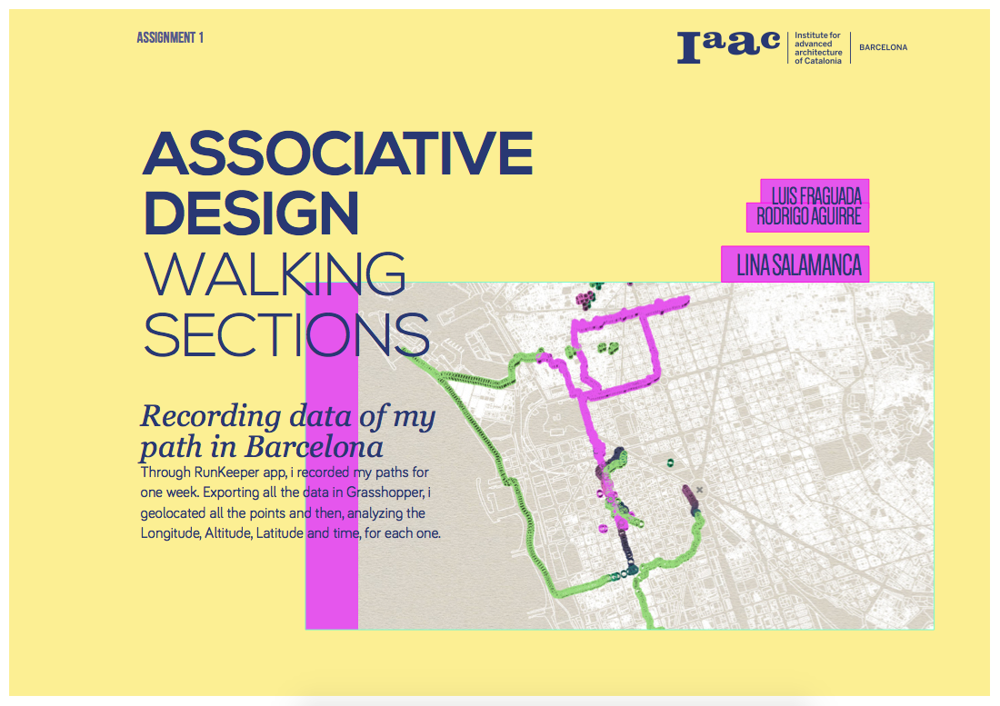 Data Visualization - Walking Sections – IAAC Blog