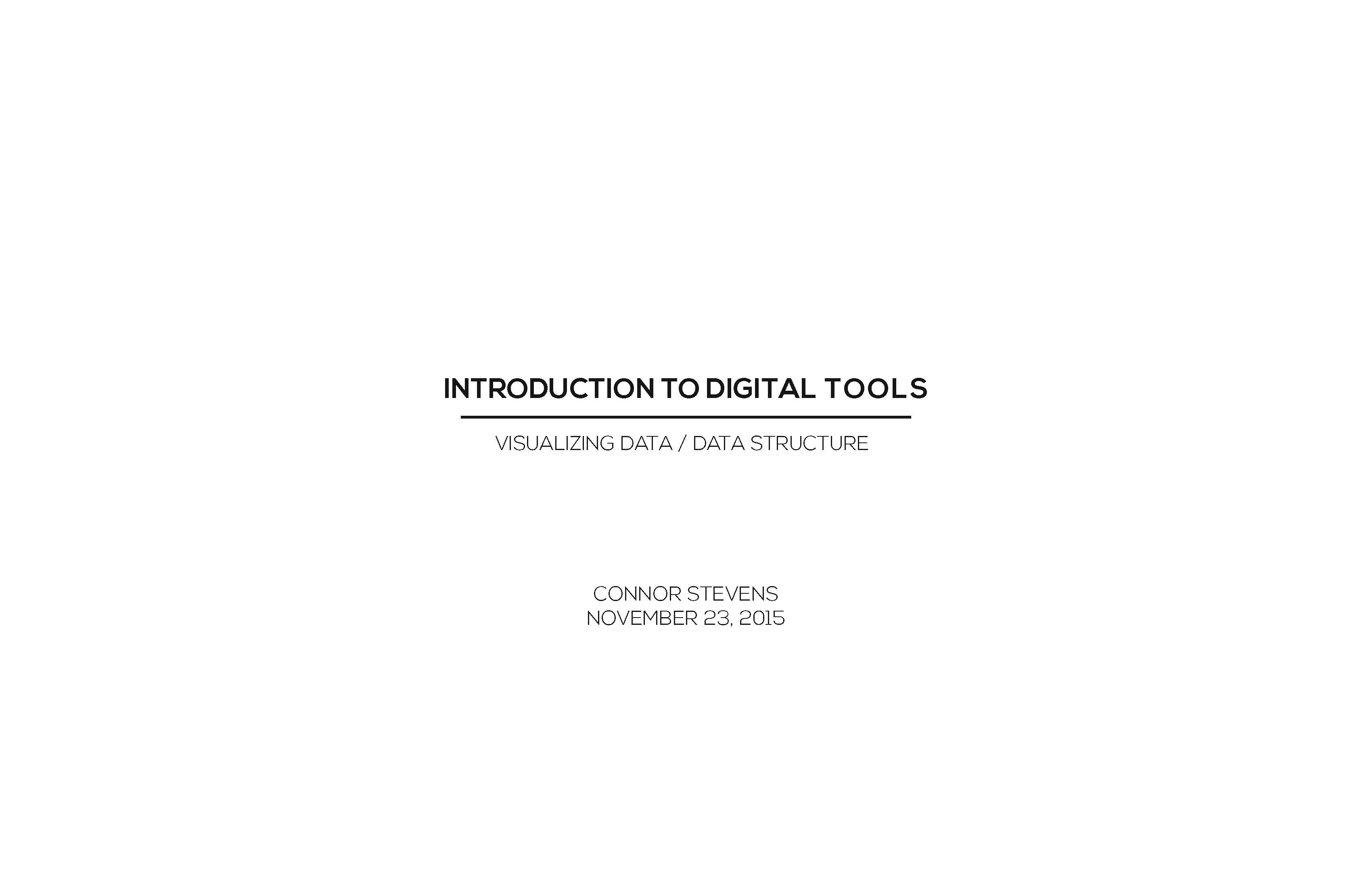 Introduction to Digital Tools - Data Structure – IAAC Blog