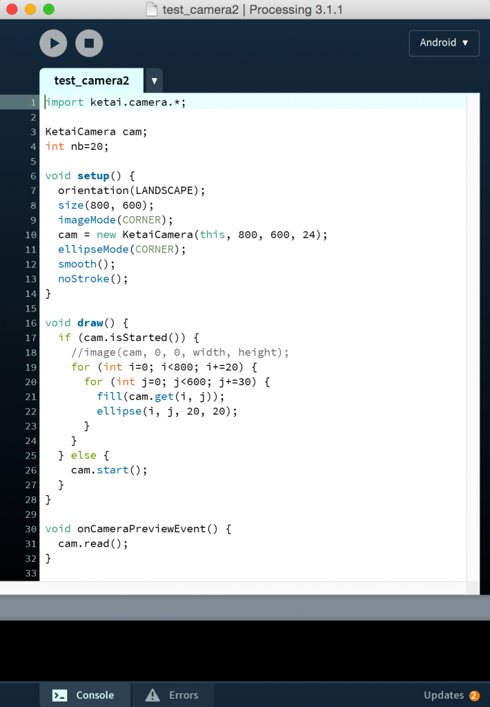 Graphic filter to android devise – IAAC Blog