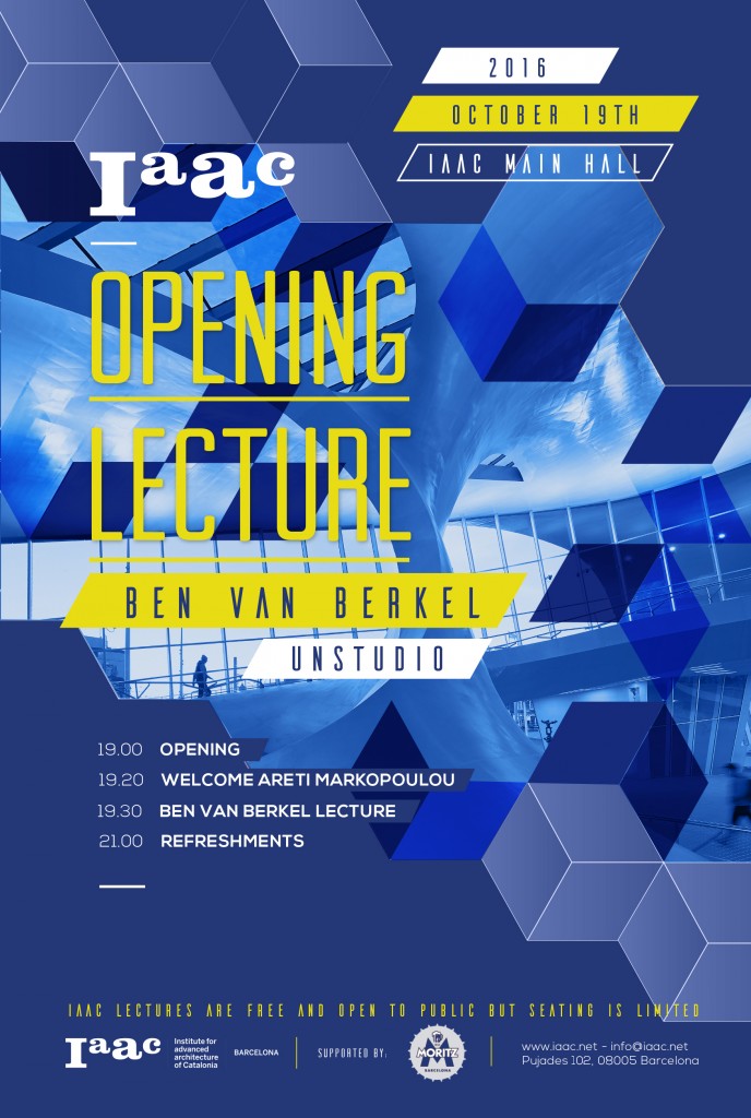 Opening Lecture // Ben van Berkel - UNStudio – IAAC Blog