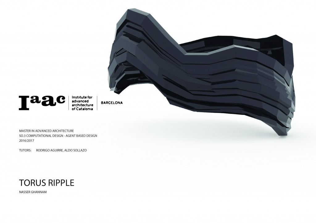 Interactive Modeling - TORUS RIPPLE – IAAC Blog