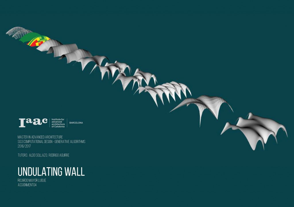 UNDULATING WALL - Interacting modelling – IAAC Blog