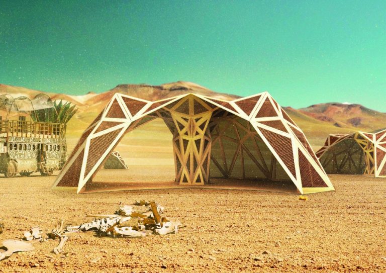 Lightweight Bio Composite - Nomadic Fold – IAAC Blog