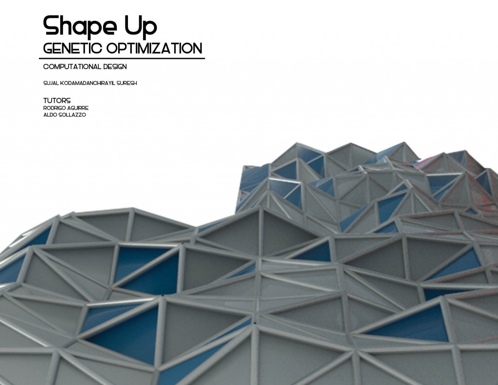 Genetic Optimization- Shape Up – IAAC Blog