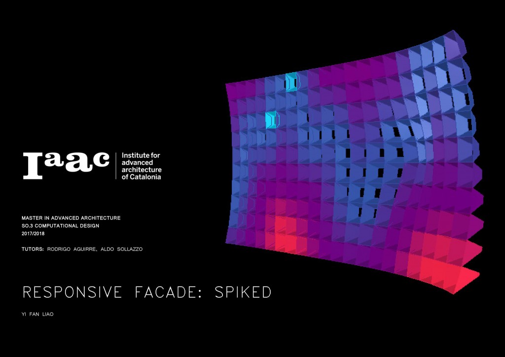 Responsive Facade: Spiked – IAAC Blog