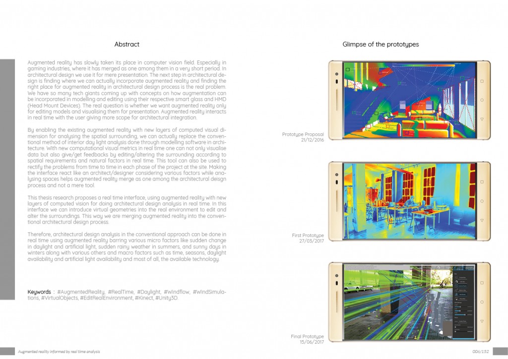 Masters Thesis Research- Augmented Reality informed by real time ...