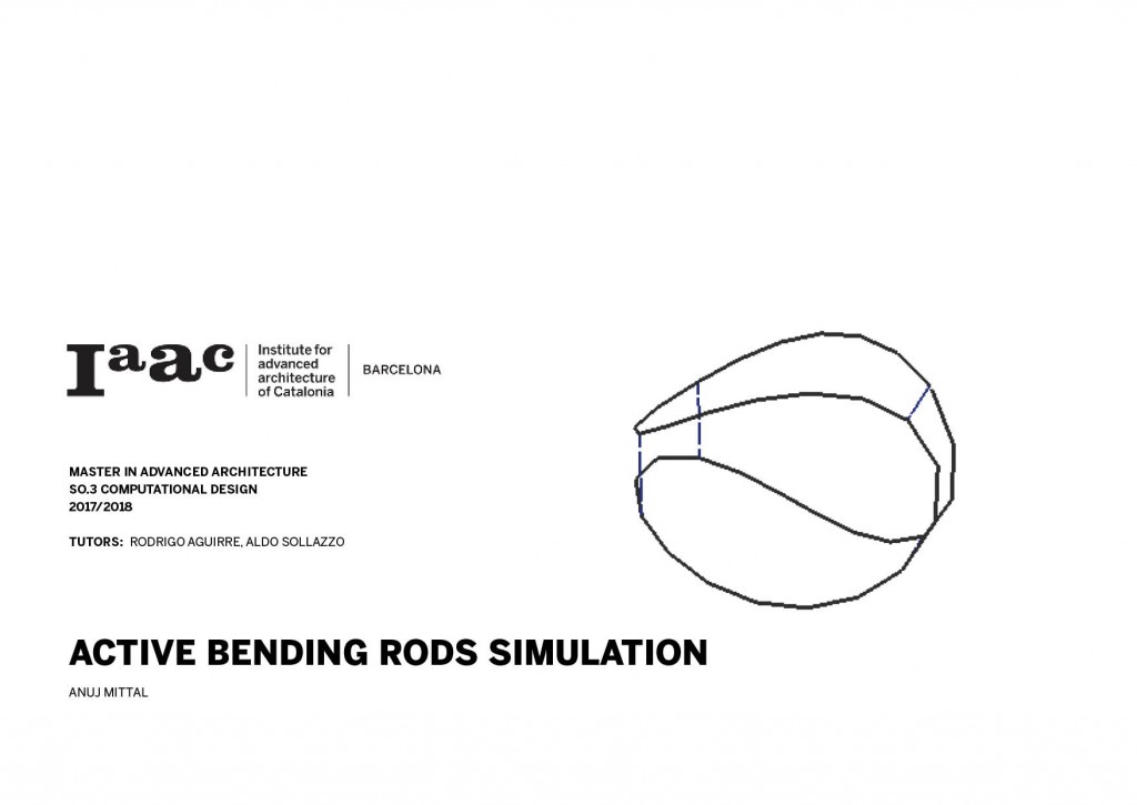 Active Bending Rods - Simulation – IAAC Blog
