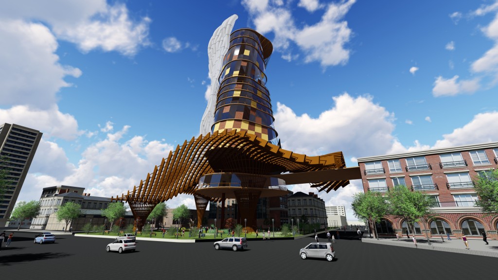 Tower of Innovation | Bamboo Highrise | Self sufficient Building ...