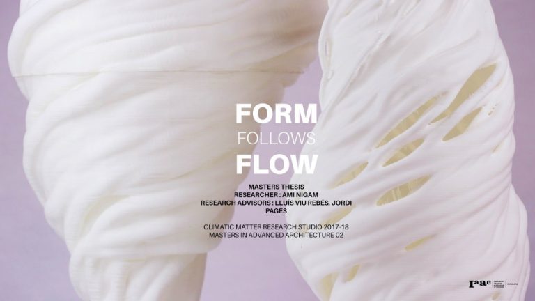 Form Follows Flow : Climatic Columns Masters Thesis by Ami Nigam – IAAC Blog