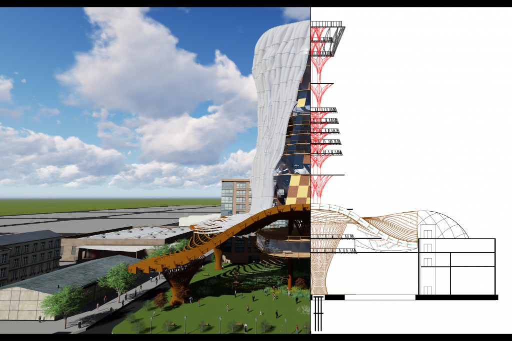 Tower of Innovation | Bamboo Highrise | Self sufficient Building ...