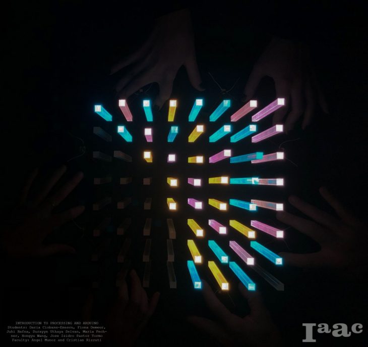 Light installation exploring the relationship of personalities between ...