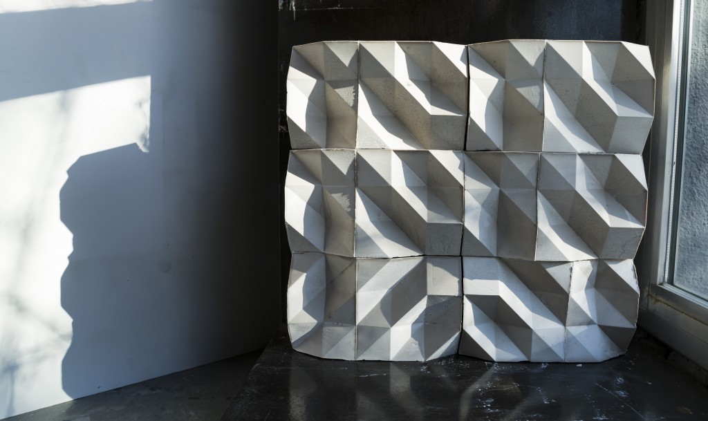 /Concrete Folds/ Digital Fabrication,Structural Performance,70% Density ...