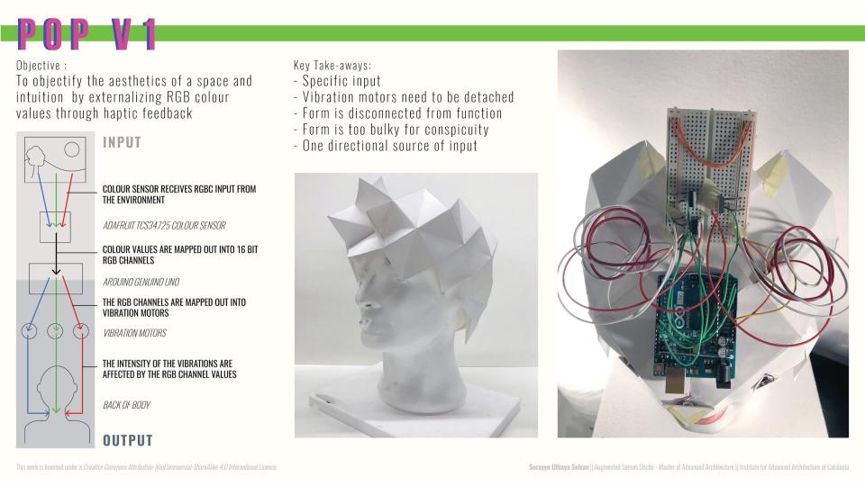 P.O.P - Perception Objectifier Prototype || An Augmented Sense of Space