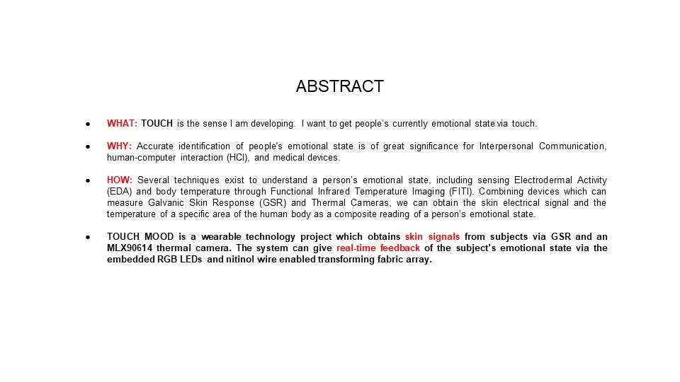 Augmented Senses//Touch Mood – IAAC Blog