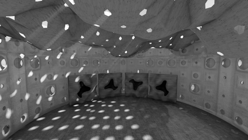 DIGITAL FABRICATION // WAVE // DIFFUSION WALL // PLAID – IAAC Blog