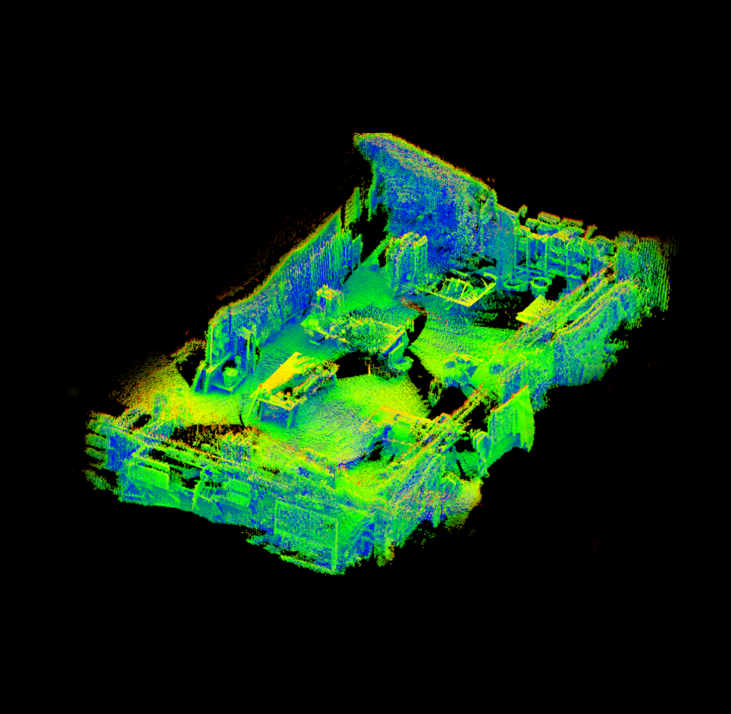Cloudy days, ROS slam to create a pointcloud of a space / S.2