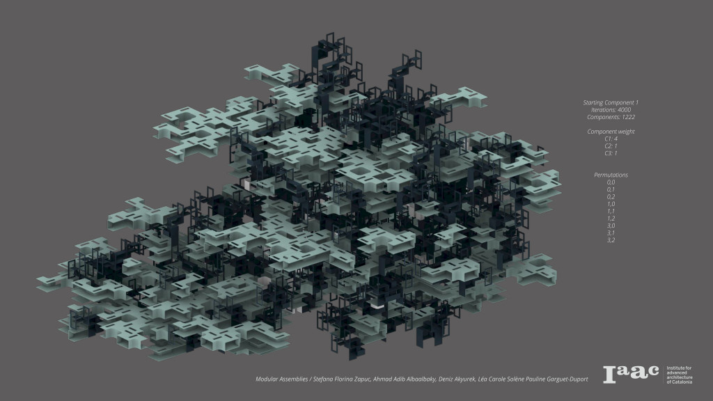 ADVANCED ALGORITHMIC DESIGN STRATEGIES - MODULAR ASSEMBLIES – IAAC Blog