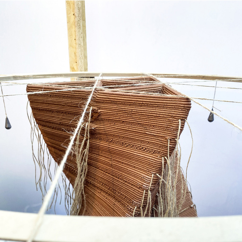 FIBER REINFORCEMENT IN 3D PRINTING WITH CLAY – IAAC Blog