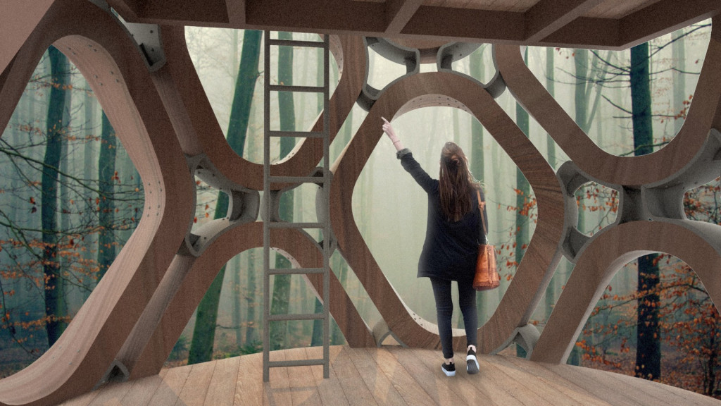 DIGITAL WOODCRAFT- BEEHIVE TOWER – IAAC Blog