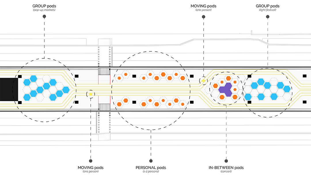 Hex Pods. Reprogramming Public Space – IAAC Blog