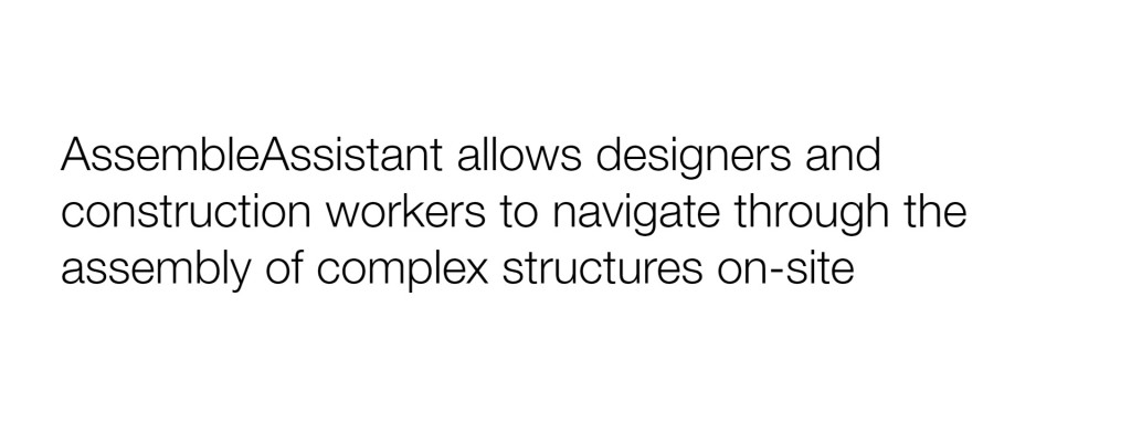 Assemble Assistant – IAAC Blog