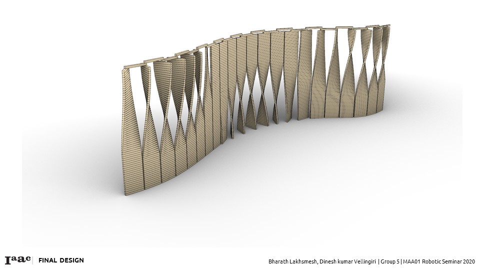 COMPUTATIONAL DESIGN FOR ROBOTIC FABRICATION // THE TWIST – IAAC Blog