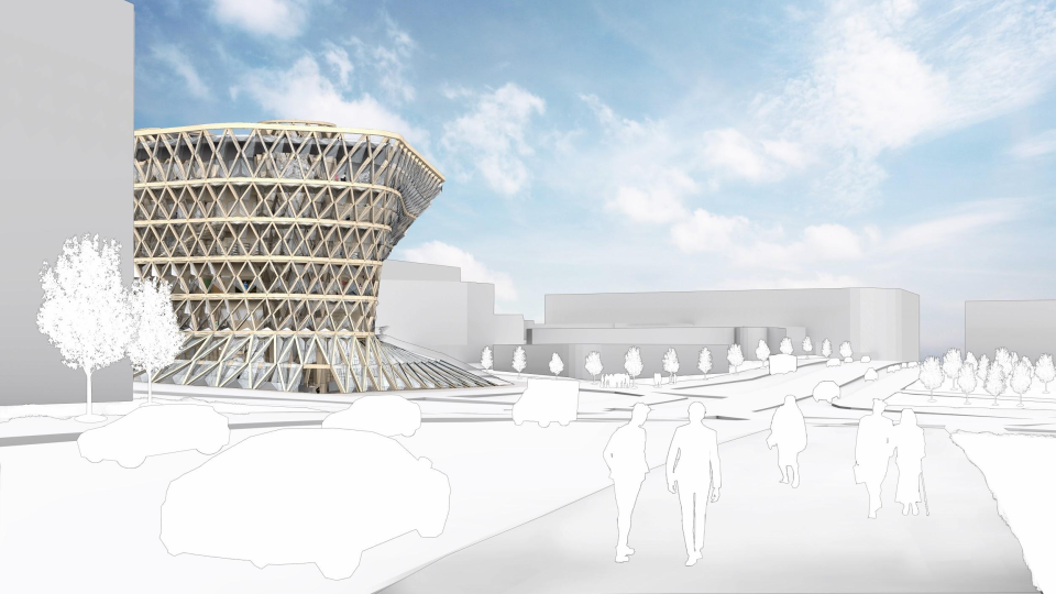OPTIMISED AND PERFORMATIVE 'URBAN AGORA' - PUBLIC PLAZA DESIGN