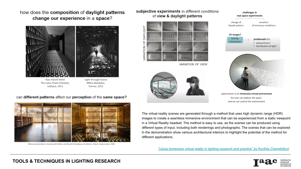 Light and its impact on Human WellBeing (RETHINKING ARCHITECTURAL ...