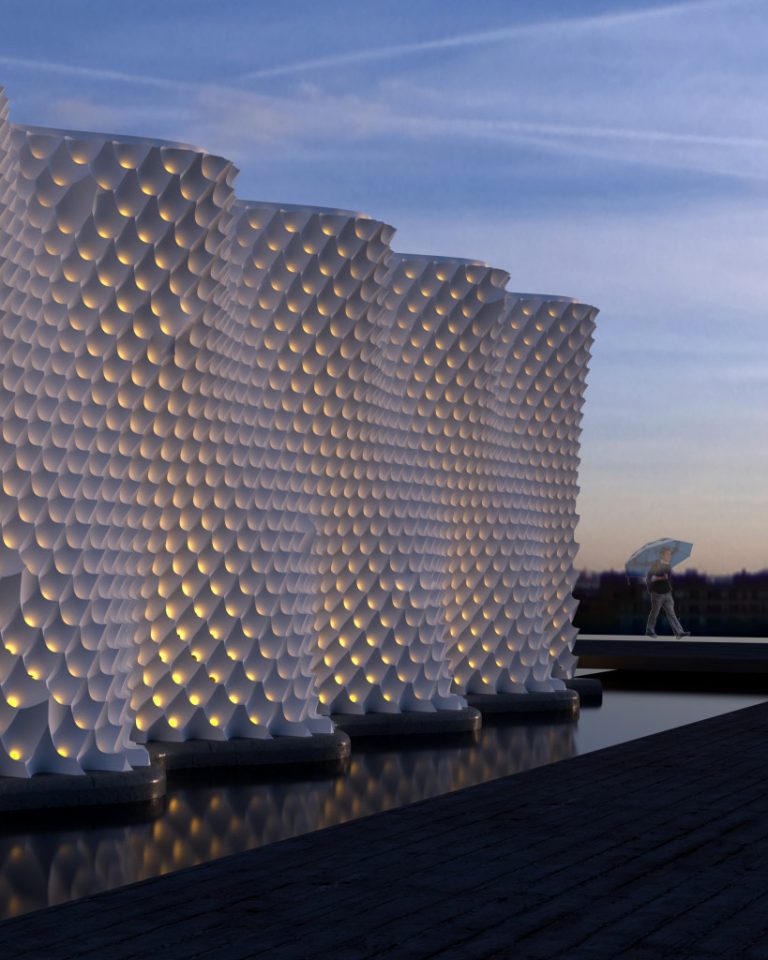 AFTER GAUDÍ// Lights of Fortune-Hyperboloid composition – IAAC Blog