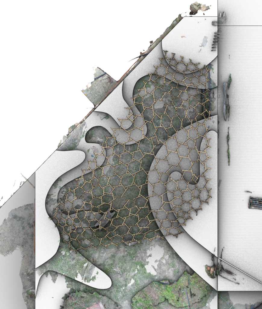 Terraza landscape design and RF structure