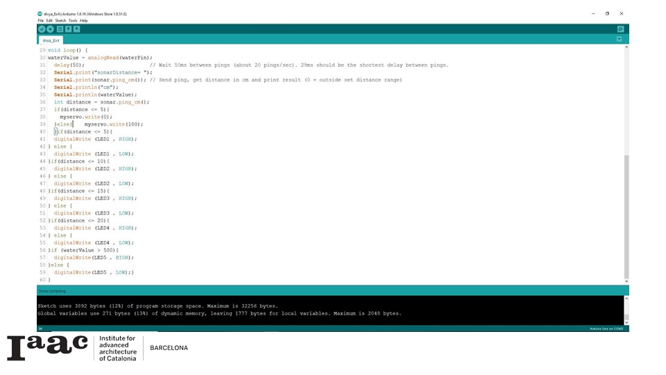 Sensory Liquid Motion l Physical Computing – IAAC Blog