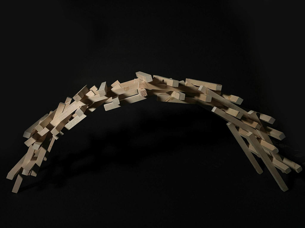 Visible Stability-the Catenary arch-Introduction to robotic fabrication ...