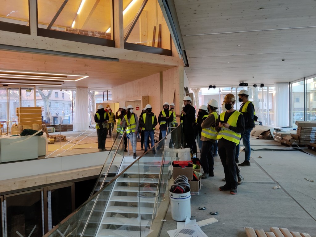 MAEBB Students Tour New CLT Library by SUMA Arquitectura – IAAC Blog