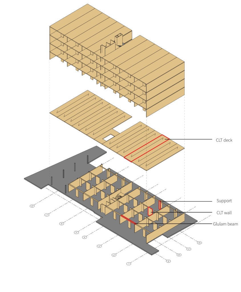STRUCTURAL ANALYSIS OF A MULTISTOREY MASS TIMBER BUILDING – IAAC Blog