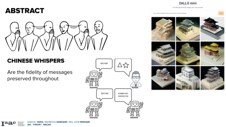 THE TRANSMISSION CHAIN EXPERIMENT - A communication experiment between ...