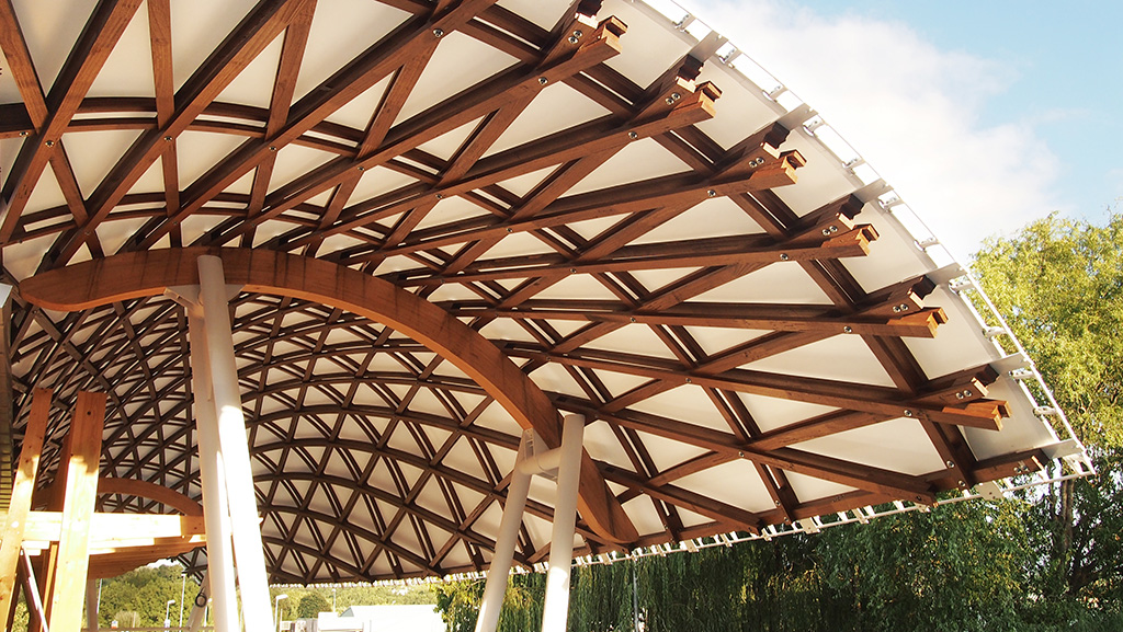 Case Study : Triaxial gridshell of Eucalyptus – IAAC Blog