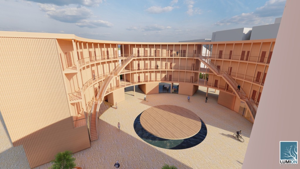 VISUALIZING MASS TIMBER - COLLECTIVE HOUSING – IAAC Blog